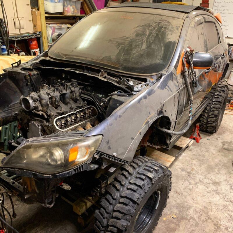 LS Swapped Lifted Subaru Impreza Hatchback | Here's What It Looks Like