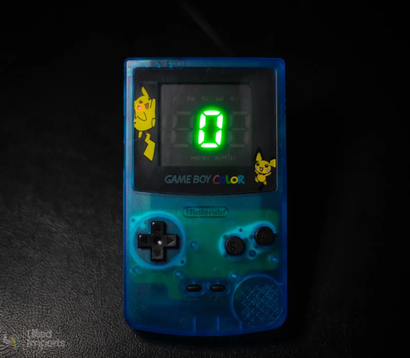 Clear Blue Gameboy Color GPS Speedometer